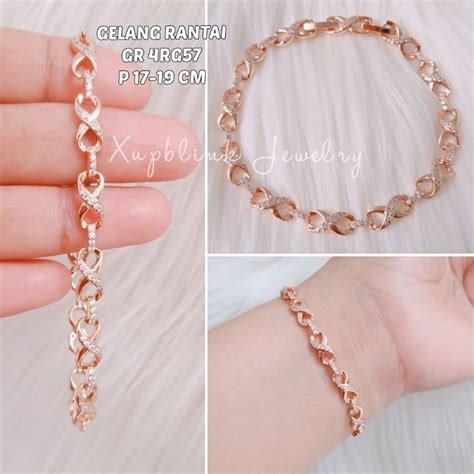 Jual Gelang Rantai Titanium Nori Permata Awet Dipakai Harian Shopee Indonesia
