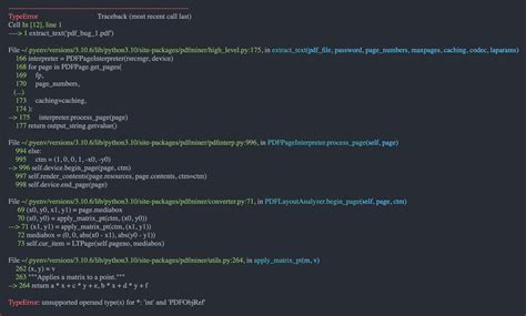 Pdfobjref Instead Of Int · Issue 833 · Pdfminerpdfminersix · Github