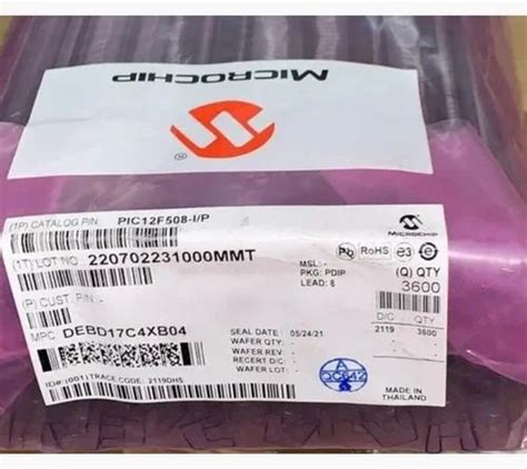 microchip pic12f508 ip pic microcontroller pdip 8 at ₹ 38 piece in mumbai