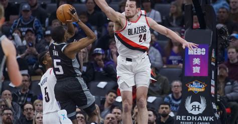 Fox Y Sabonis Ayudan A Kings En Paliza Sobre Blazers Infobae