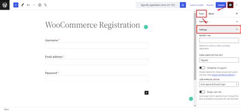 Registration Form Fields For Woocommerce Documentation Woocommerce