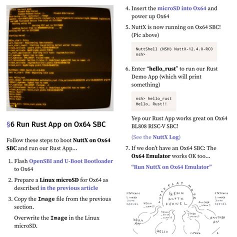 lup yuen lee on linkedin rustlang ox64 riscv nuttx