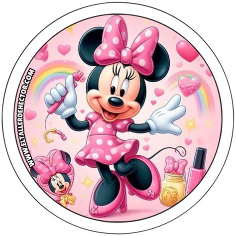 Toppers De Minnie Mouse El Taller De Hector