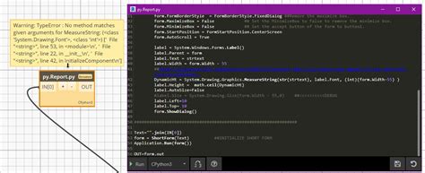 Form Class Cannot Get Measurestring To Work Developers Dynamo