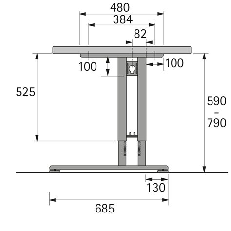 Pied De Base En C Avec Réglage En Hauteur 9280578 Hettich Eshop Fr