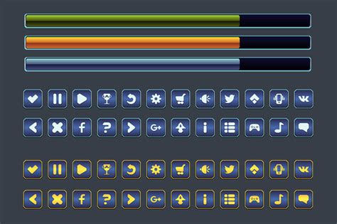 space shooter game user interface