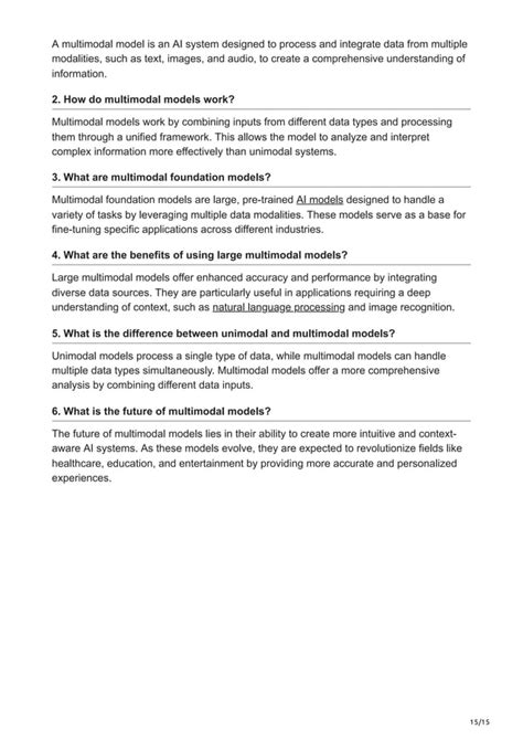 Multimodal Ai Models Comprehensive Guide 2024pdf