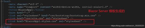 Blazor Server中为razor组件添加css隔离文件，样式不生效razor Css Csdn博客