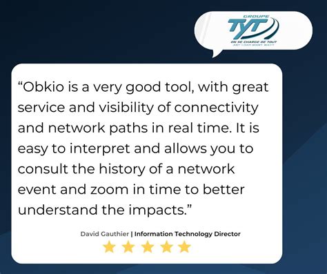 Obkio On Linkedin Networkmonitoring Testimonialtuesday