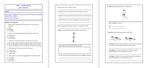 Movement Analysis GCSE PE AQA Teaching Resources