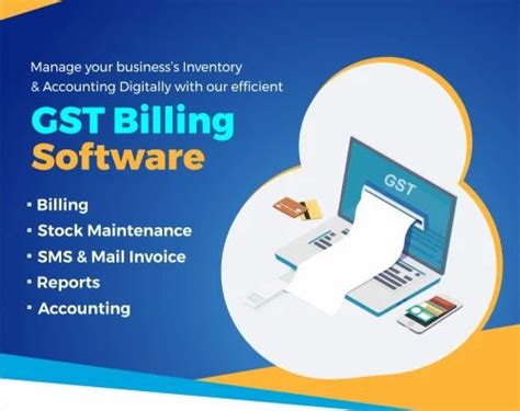 Gst Billing Software For Accounting At ₹ 8500pack In Bhopal Id