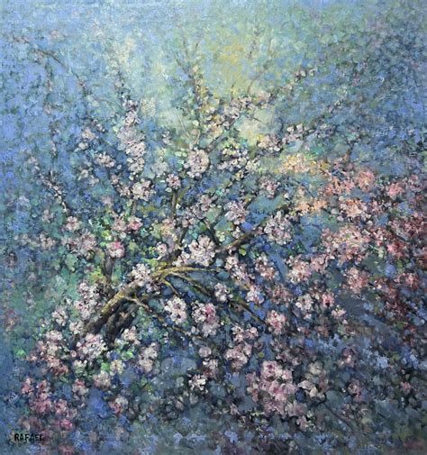 Картина Японская сакура Армянский художник Рафаэль Оганесян
