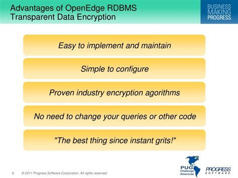 PPT OpenEdge RDBMS Transparent Data Encryption PowerPoint Presentation ID