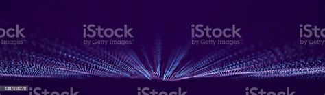 Futuristic Background Of Points With A Dynamic Wave Excellent Data