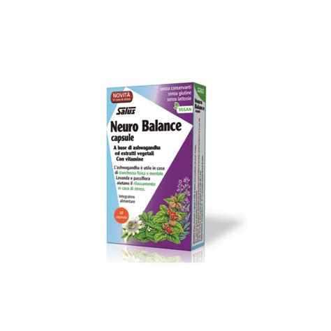 Salus Neuro Balance Integratore Per Sistema Nervoso 30 Capsule Tuttofarma