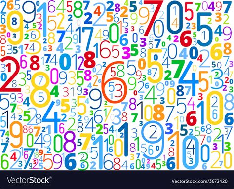 Background From Numbers Royalty Free Vector Image
