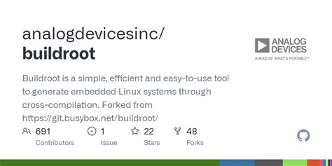 GitHub Analogdevicesinc Buildroot Buildroot Is A Simple Efficient And Easy To Use Tool To