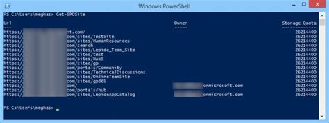 Check SharePoint Online Storage Admin Center And PowerShell