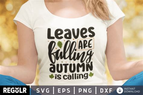 Leaves Are Falling SVG Graphic By Regulrcrative Creative Fabrica