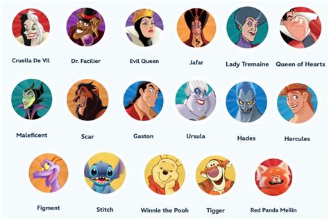 Disney Villains Stitch Figment And More Characters Added To Mydisney