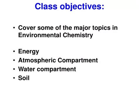 Ppt Class Objectives Powerpoint Presentation Free Download Id4213742