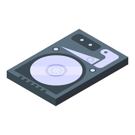 premium vector hdd icon isometric vector computer hard drive hdd