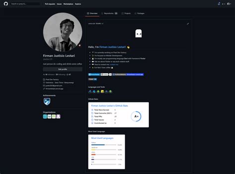 How I Make My Github Profile Look Cool With Markdown Firman