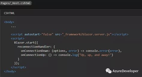Blazor基础之signalr Azure开发者资源站，技术文章，开源书籍，技术问答 Azuredeveloper