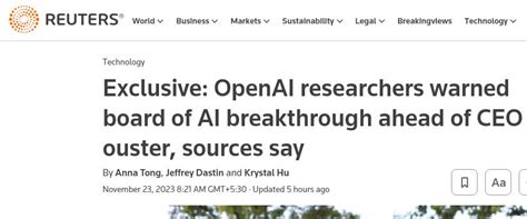 Is Openais Q Considered Agi Album On Imgur