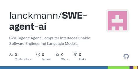 Github Lanckmannswe Agent Ai Swe Agent Agent Computer Interfaces