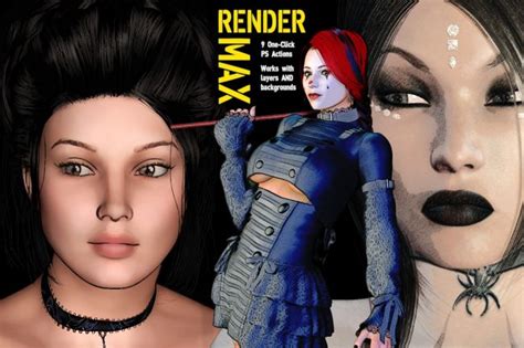 Render MAX D Models For Daz Studio And Poser