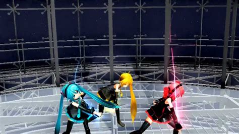[MMD] Dream Fighter - Miku, Neru, Teto - YouTube