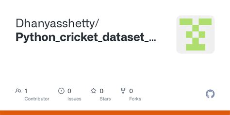 Github Dhanyasshettypythoncricketdatasetanalysis
