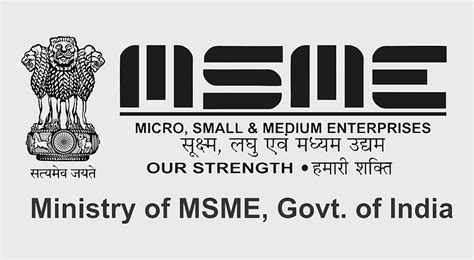 Government Of India Msme Logo Ministry Of Micro Small And Medium Enterprises Small Business