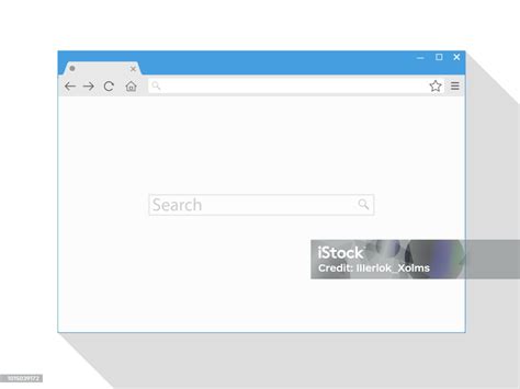브라우저 창입니다 평면 스타일에 웹 브라우저입니다 창 개념 인터넷 브라우저입니다 이랑 화면 디자인입니다 벡터 일러스트 레이 션 개념입니다 웹 브라우저에 대한 스톡 벡터 아트