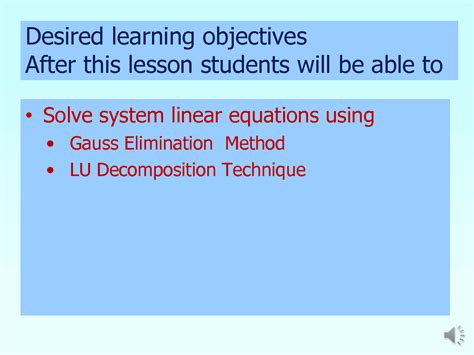 Solution Lec Gauss Elimination And Lu Decomposition Studypool