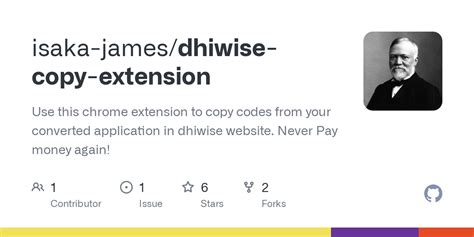 Issues · Isaka Jamesdhiwise Copy Extension · Github