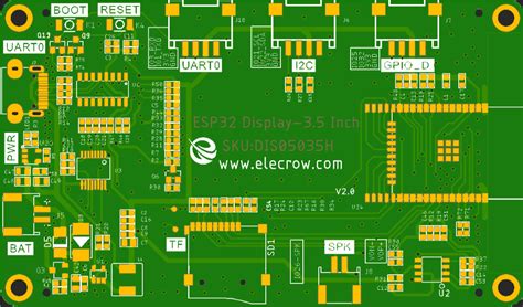 Crowpanel Esp32 Hmi 35 Inch Display Elecrow Wiki