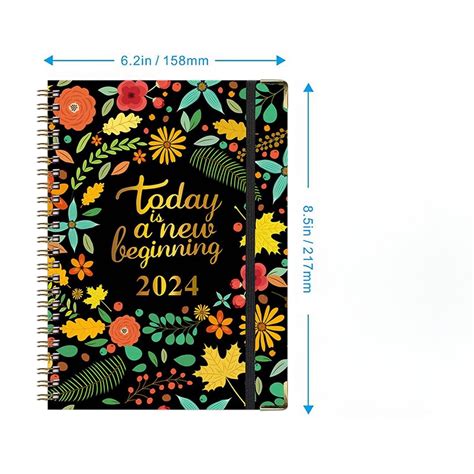 Planner 2024 2025 A5 Coil Notebook 2024 Weekly Schedule Notebook Daily