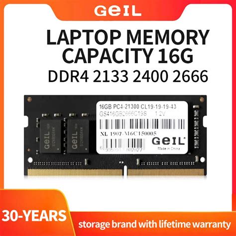 Geil Memoria Ram Ddr3 Ddr4 1600mhz 2666mhz 3200mhz Ram Ddr4 4gb 8gb 16gb 32gb For Laptop Geil Memoria Ram Ddr3 Ddr4 1600mhz 2666mhz 3200mhz Ram Ddr4 4gb 8gb 16gb 32gb For Laptop