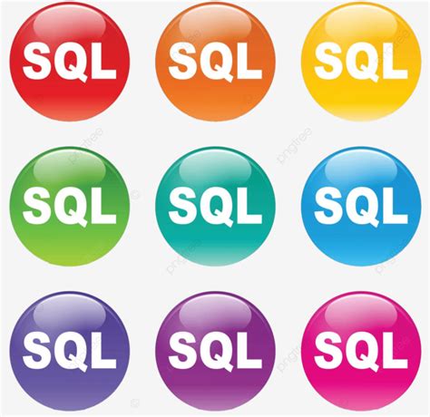 Sql Icons Vector Files Color Vector Vector Files Color PNG And Vector With Transparent