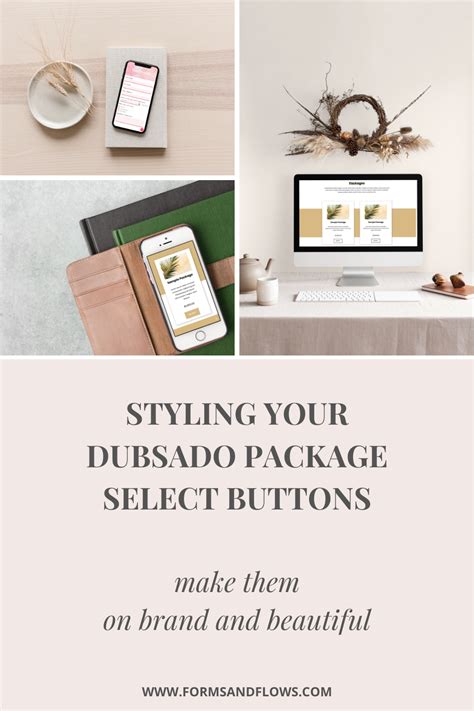 styling dubsado package select buttons artofit