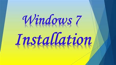 Windows 7 Installation Step By Step Pdf