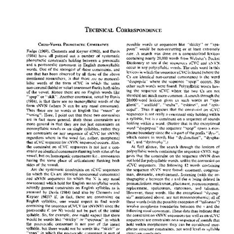 Cross Vowel Phonotactic Constraints Acl Anthology