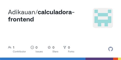 Github Adikauancalculadora Frontend