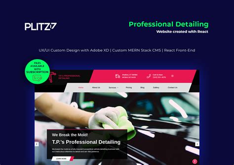 React Website And CMS On Behance