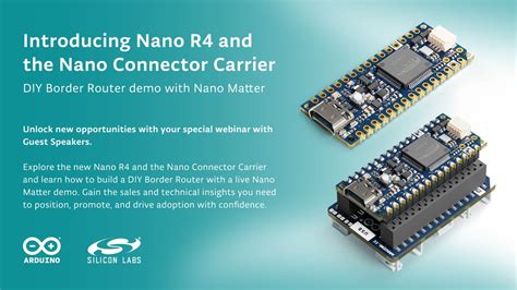 Arduino Partner Spotlight Introducing Nano R4 And Nano Connector Carrier Crowdcast
