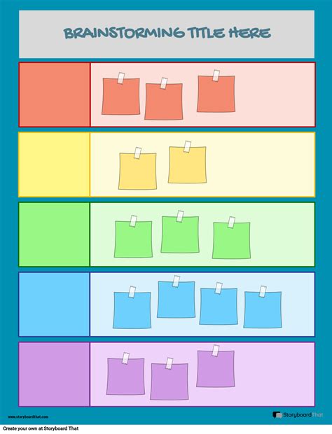 Brainstorming Template Storyboard Av Business Template Maker Hot Sex
