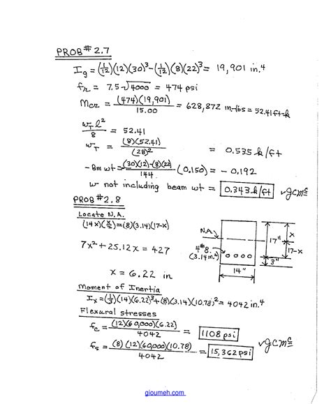 Solution Manual Design Of Reinforced Concrete 10th Edition Pdf Mccormac
