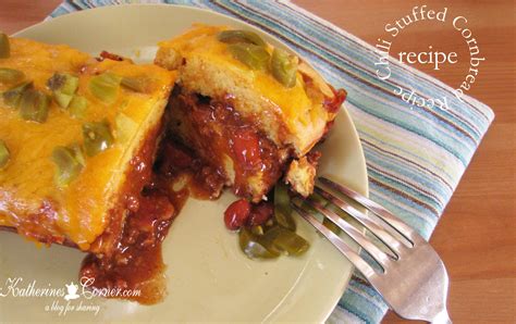 Chili Stuffed Cornbread